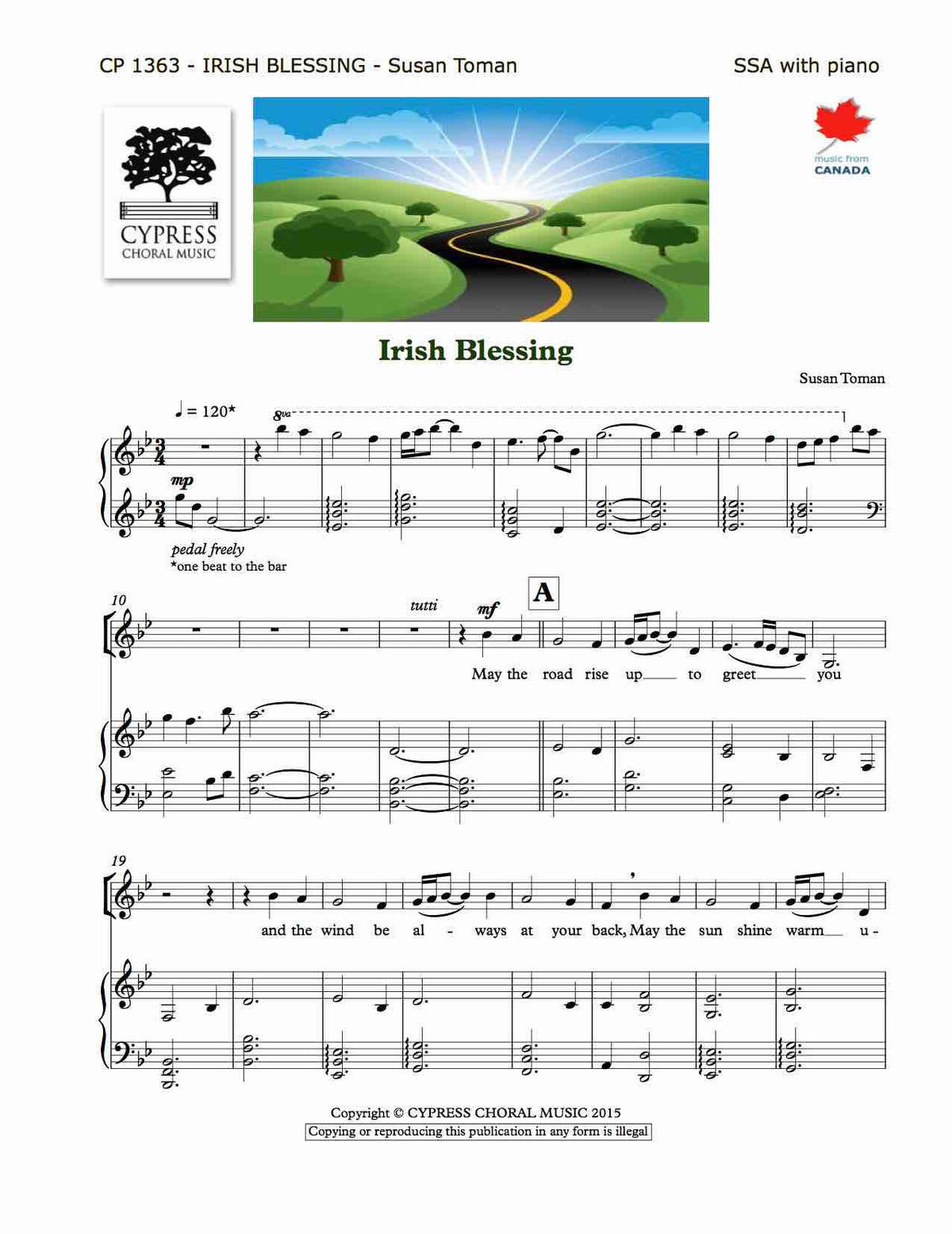 Irish Blessing– Musical Resources