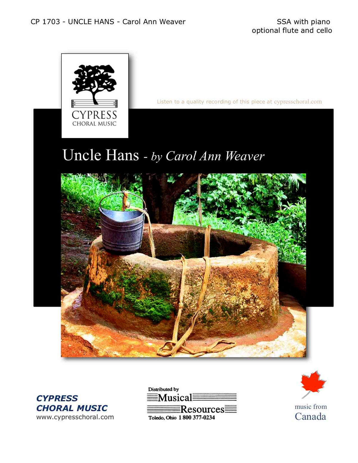 Uncle Hans– Musical Resources