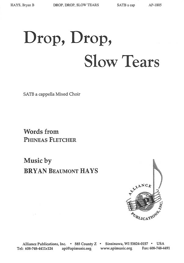 Drop, Drop, Slow Tears– Musical Resources