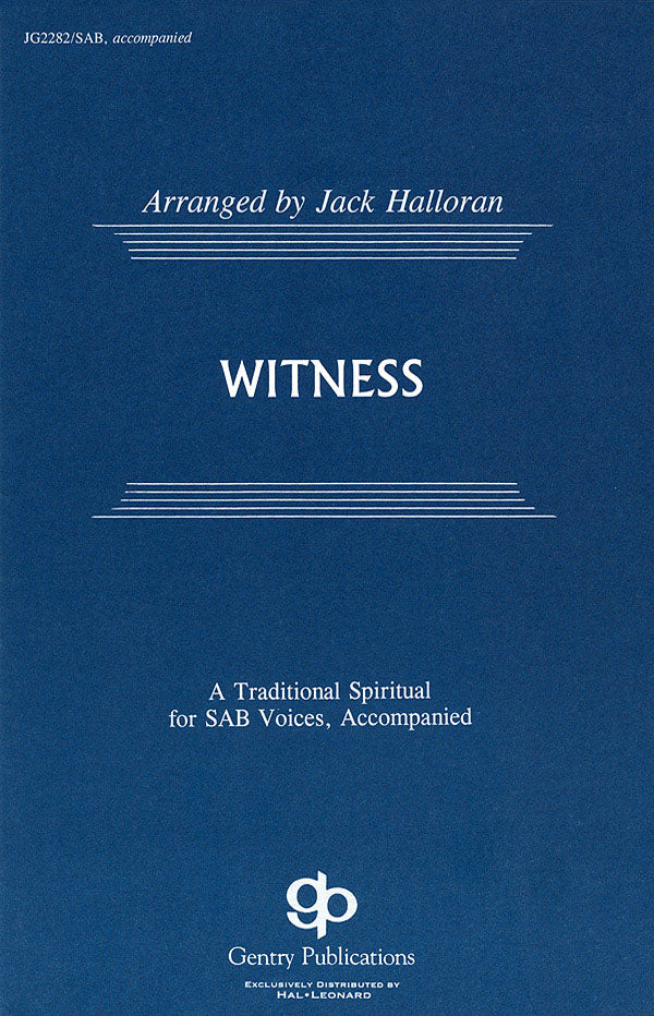 Witness– Musical Resources