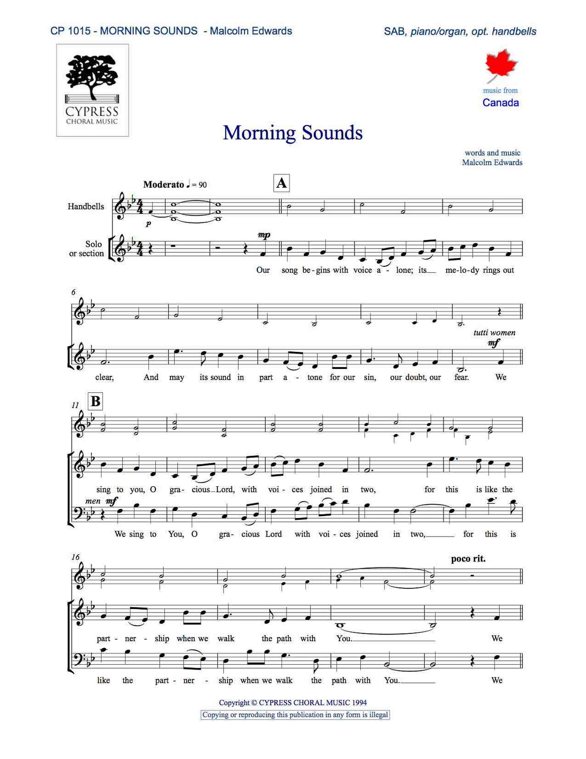 Morning Sounds– Musical Resources