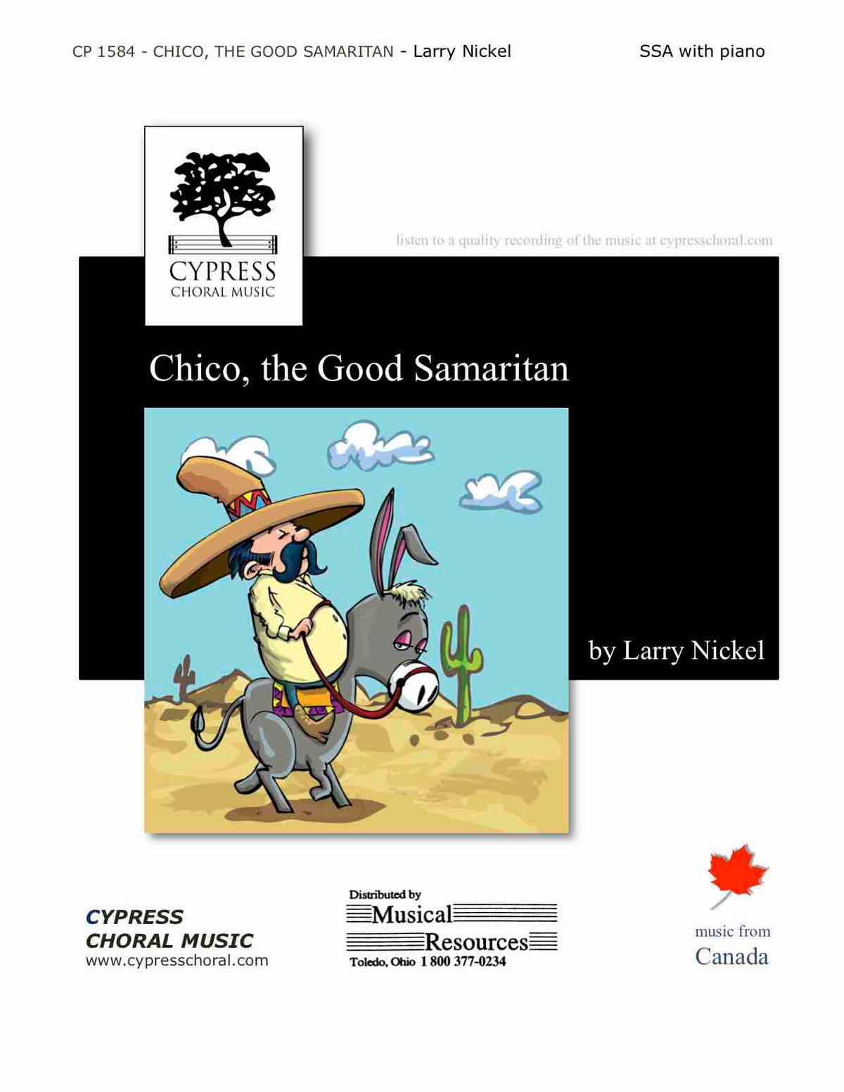 Chico, the Good Samaritan– Musical Resources