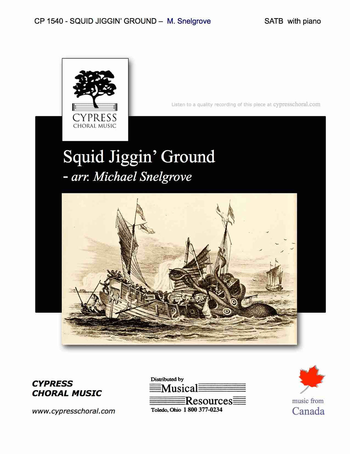 Squid Jiggin' Ground– Musical Resources