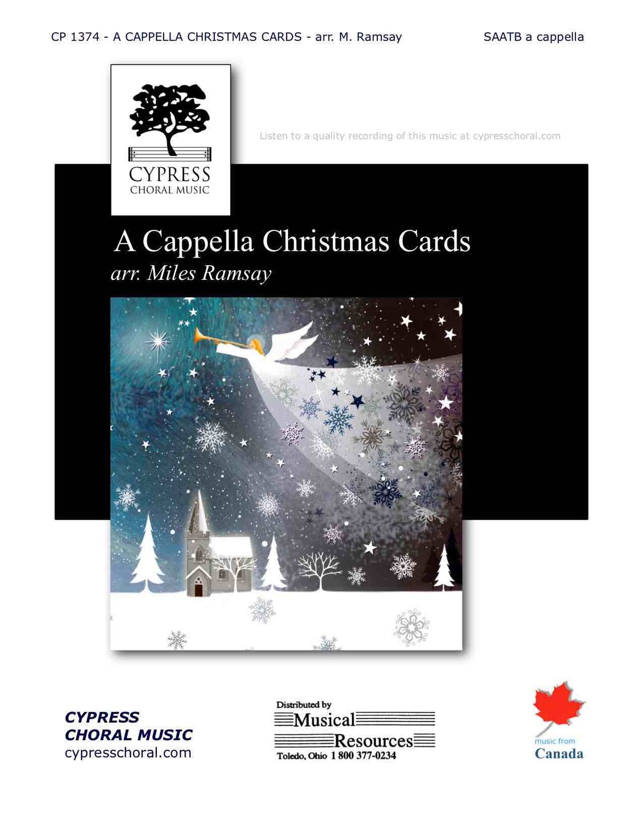 A Cappella Christmas Cards– Musical Resources