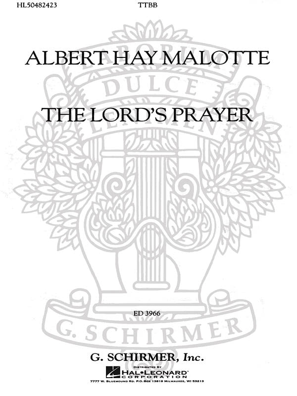The Lord's Prayer– Musical Resources