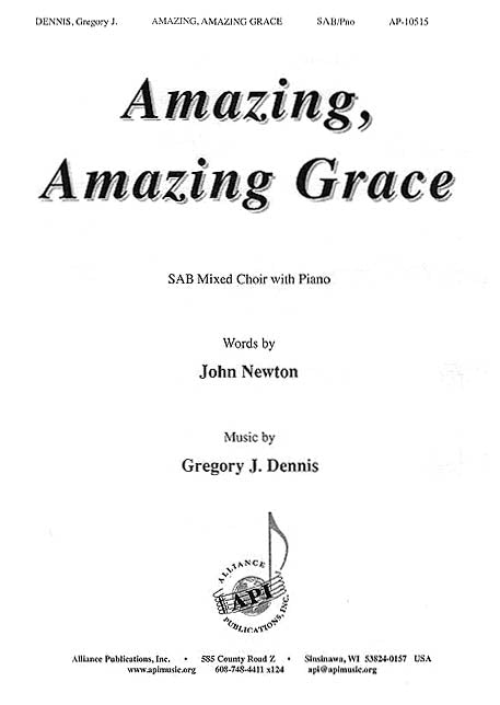 Amazing, Amazing Grace– Musical Resources