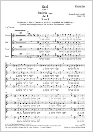 Saul– Musical Resources