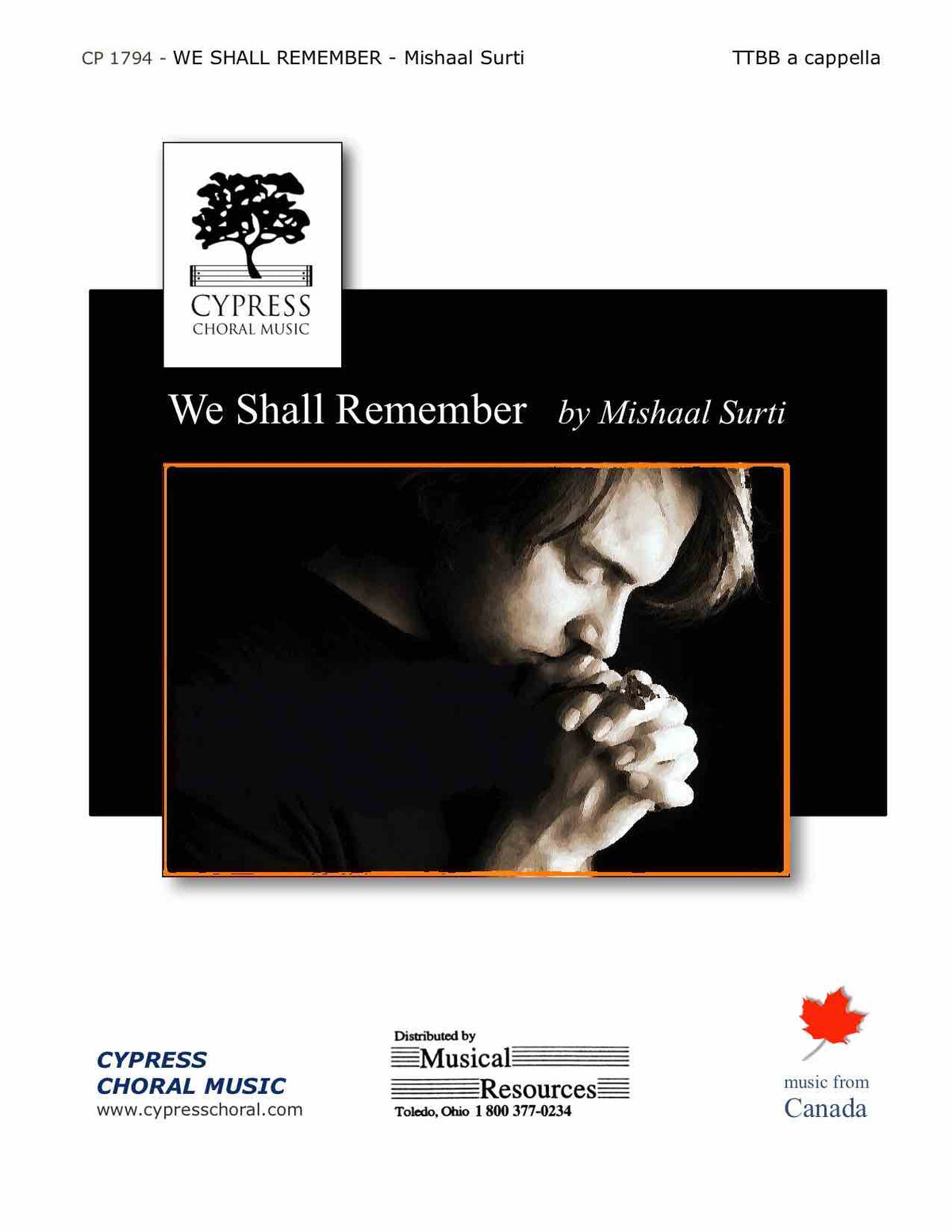We Shall Remember– Musical Resources