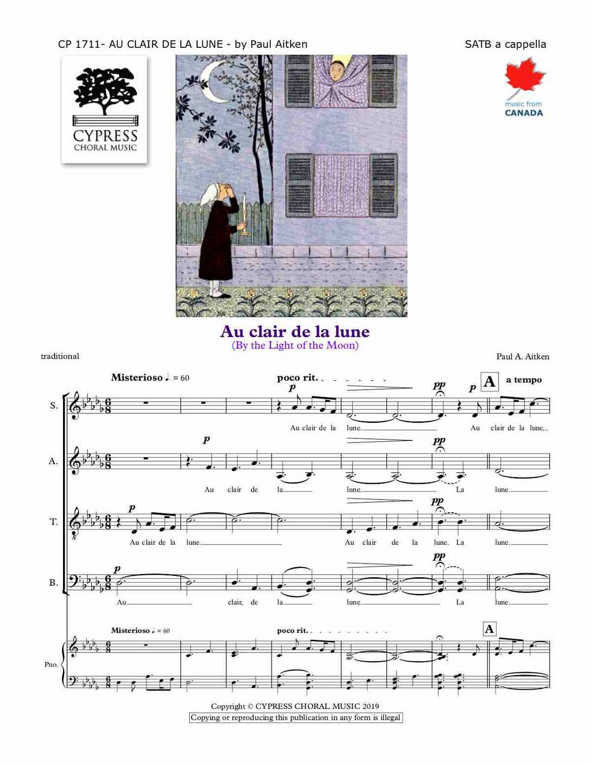 Au claire de la lune– Musical Resources