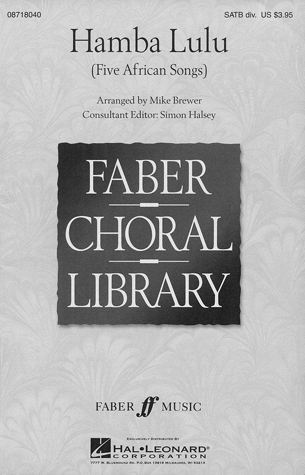 Hamba Lulu - Five African Songs (Collection)– Musical Resources