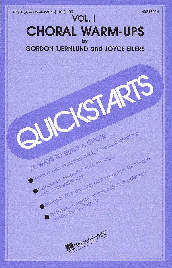 Quickstarts Choral Warm-Ups (Vol. I)– Musical Resources