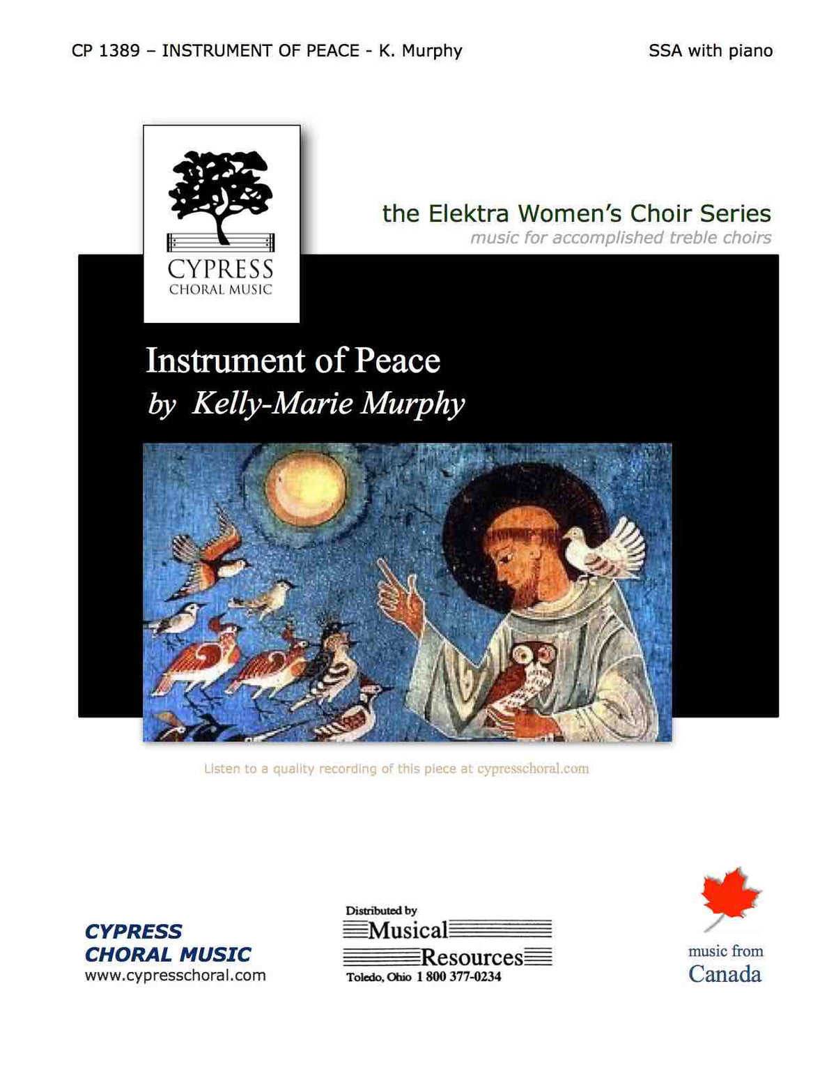 Instrument of Peace– Musical Resources