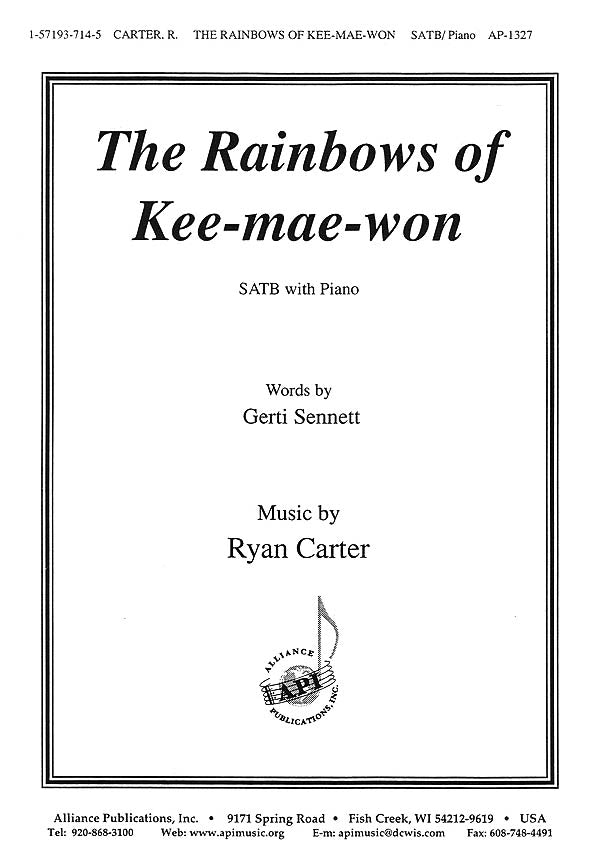 The Rainbows of Kee-Mae-Won– Musical Resources