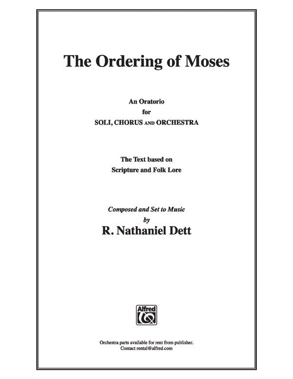 The Ordering of Moses– Musical Resources