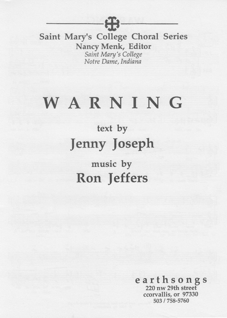 Warning– Musical Resources