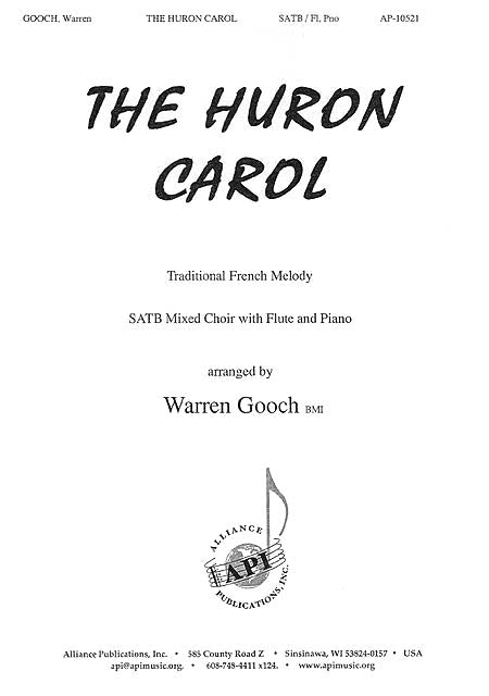 The Huron Carol– Musical Resources