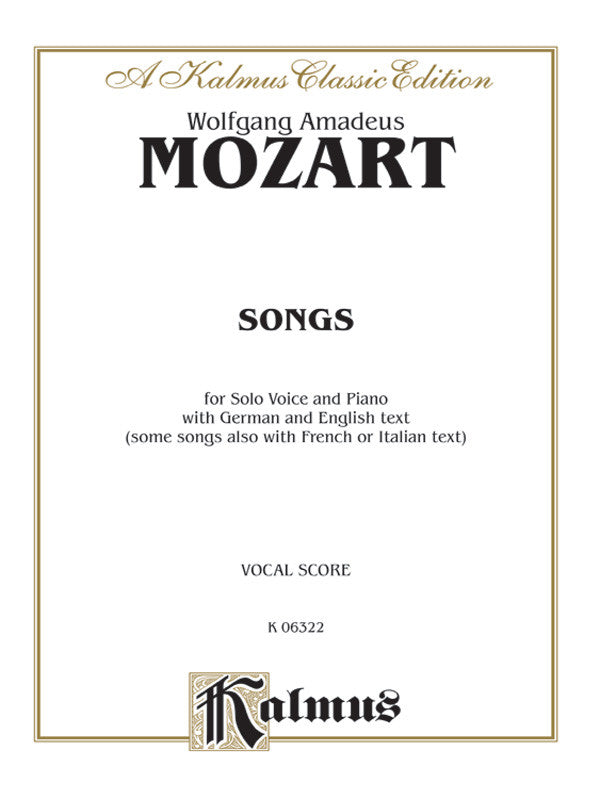 Songs (Octavo Size)– Musical Resources